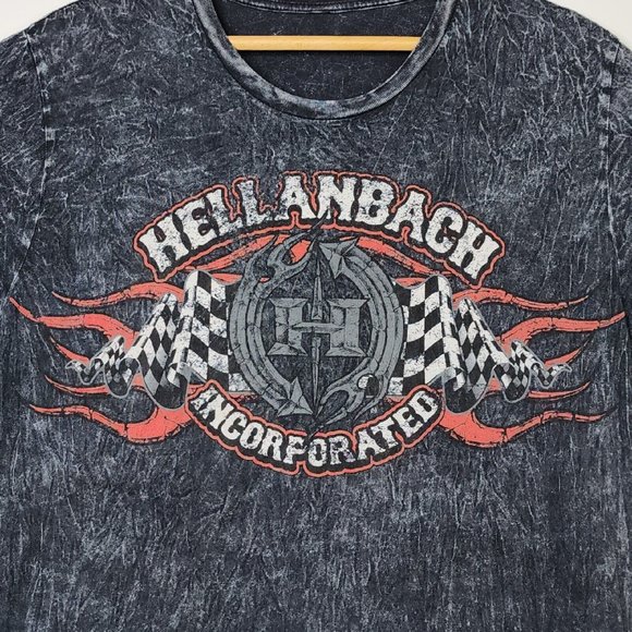 Shirts | Hellanbach Inc Logo Biker Tshirt | Poshmark